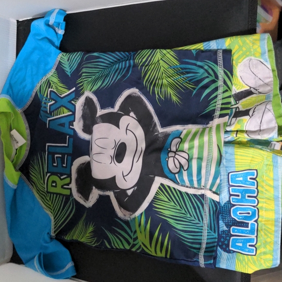 Disney | Swim | Disney Mickey Mouse Aloha Relax Twopiece Swimsuit 3t ...